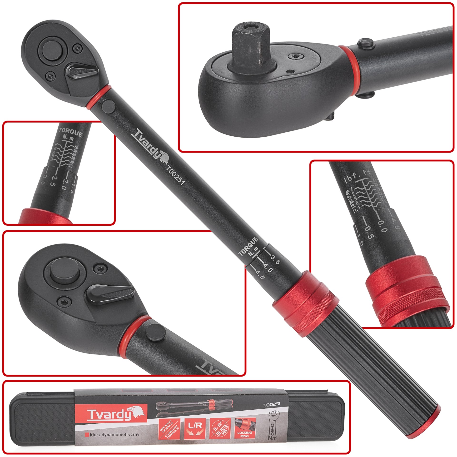 Chave Dinamométrica 1/4" 5-25 Nm Profissional Tech